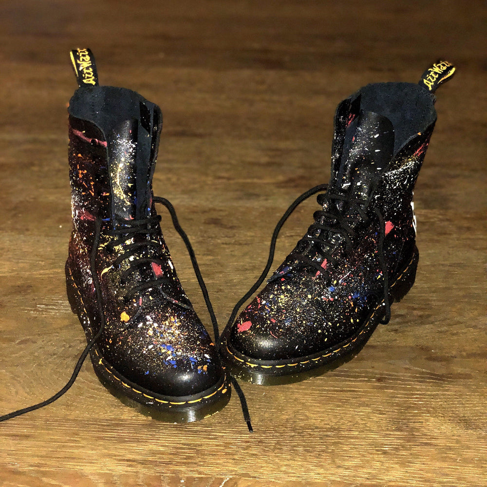 'SPLATTER' PAINTED BOOTS