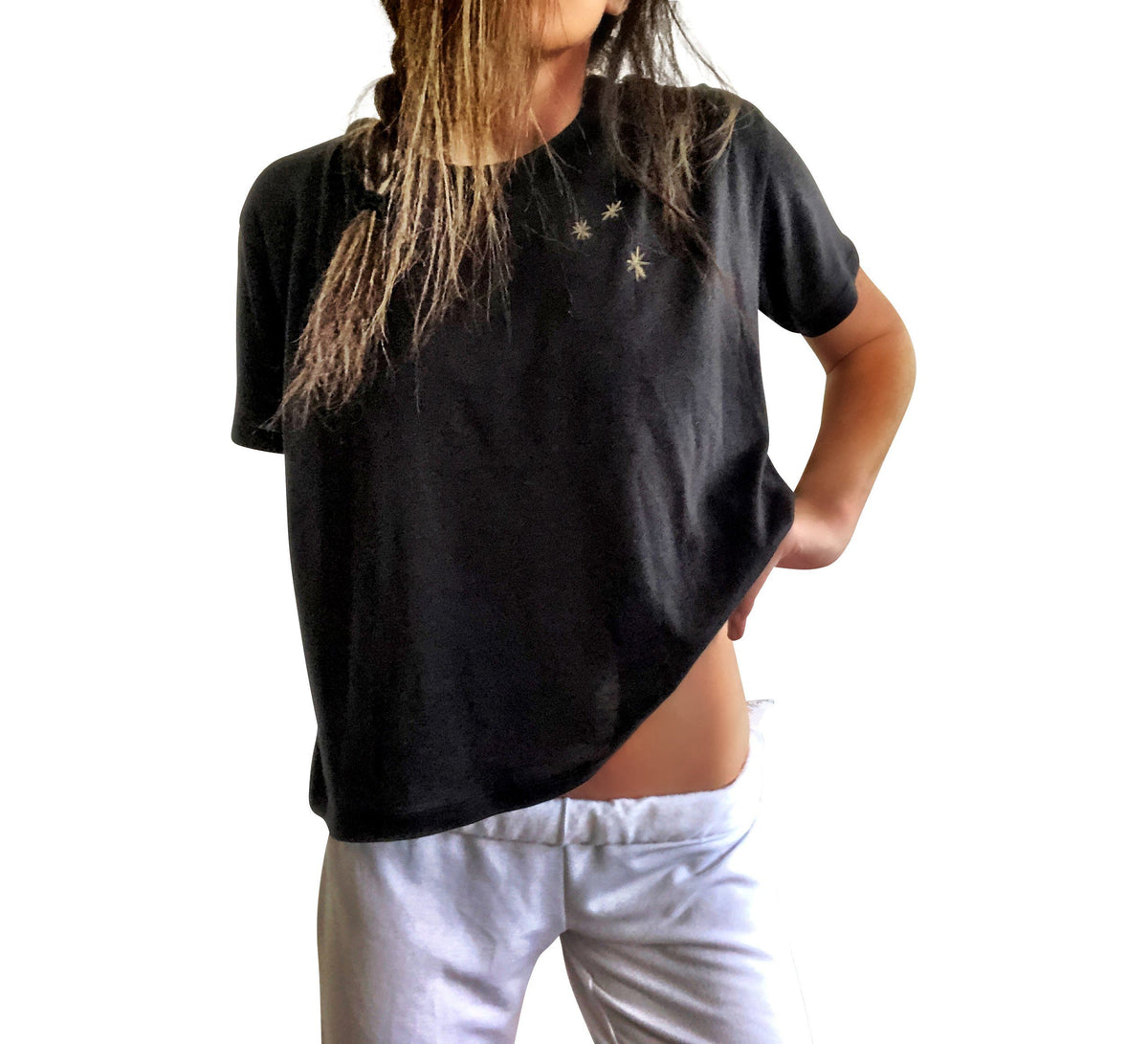 'METALLIC HOT MESS' T SHIRT