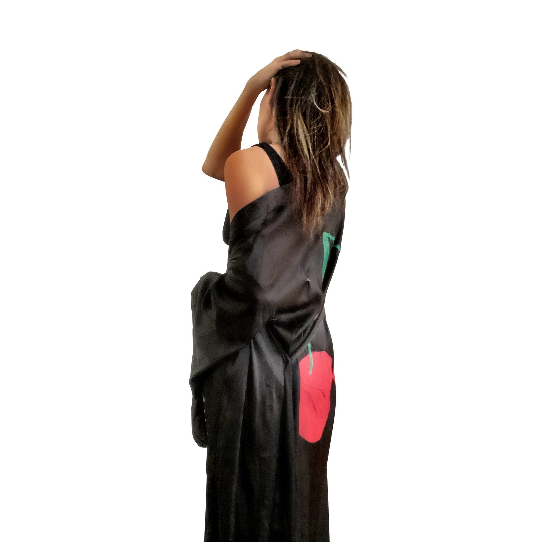 'CHERRIES' KIMONO ROBE
